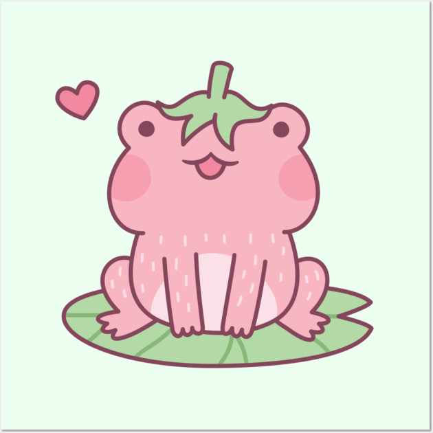 cute doodle frog