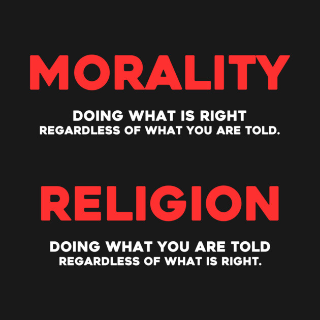 morality before religion