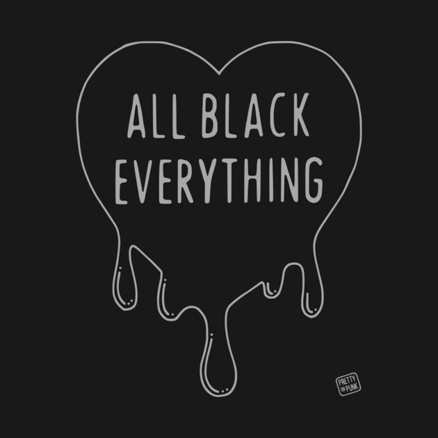 all black everything hat