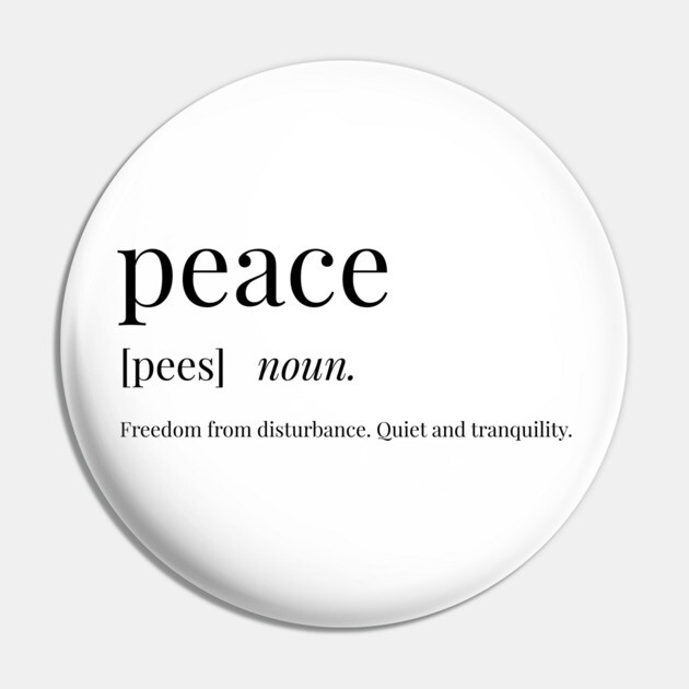 define peace and tranquility