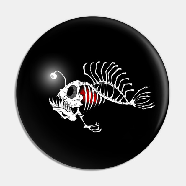 angler fish skeleton