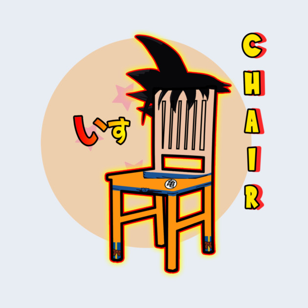 Goku - Dragon Ball Z - ChairDrobe Anime - Dragon Ball - Pin | TeePublic