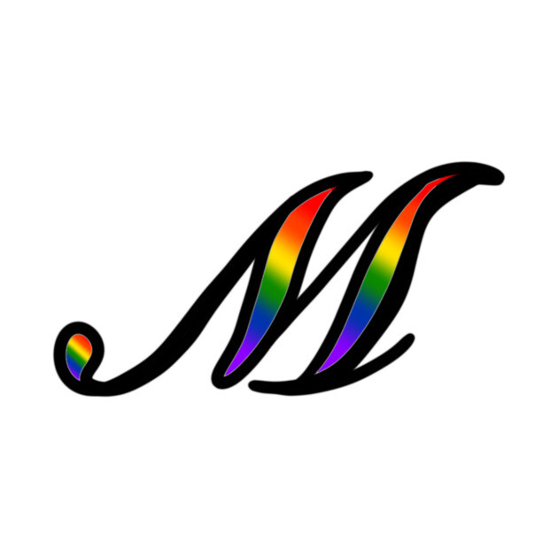 cursive m monogram