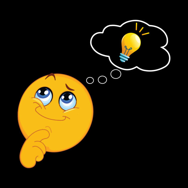 thinking bubble emoticon