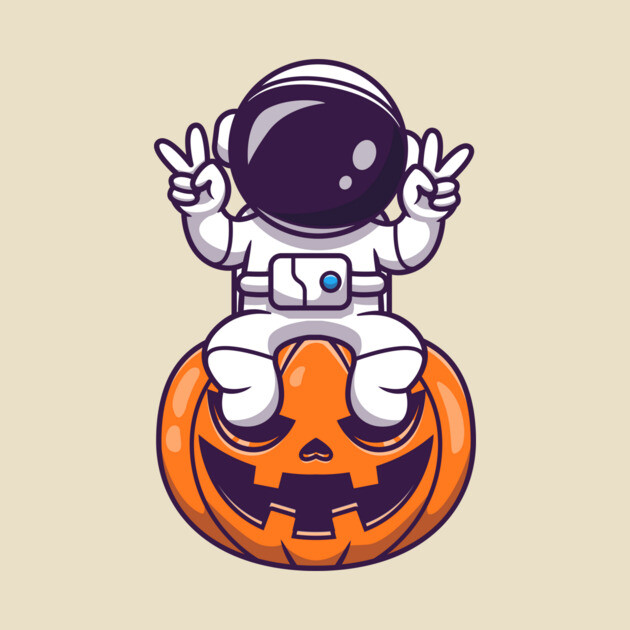 astronaut pumpkin