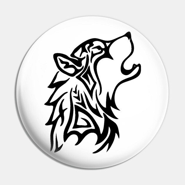 simple tribal wolf