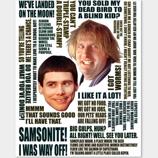dumb and dumber print
