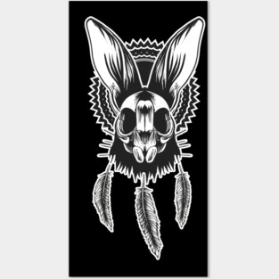 rabbit skull logo