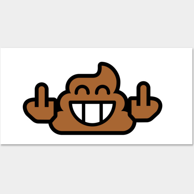 Smiley Emoji Poop Stinkefinger - Smiley Emoji Grin Poop Meme ...