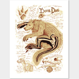 devil dog drawing