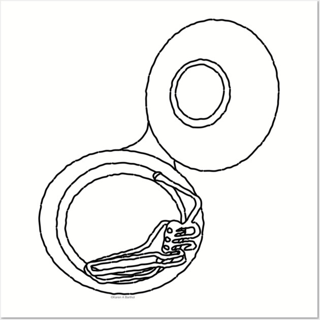 tuba drawing