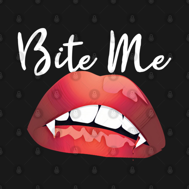 bite me vampire fangs