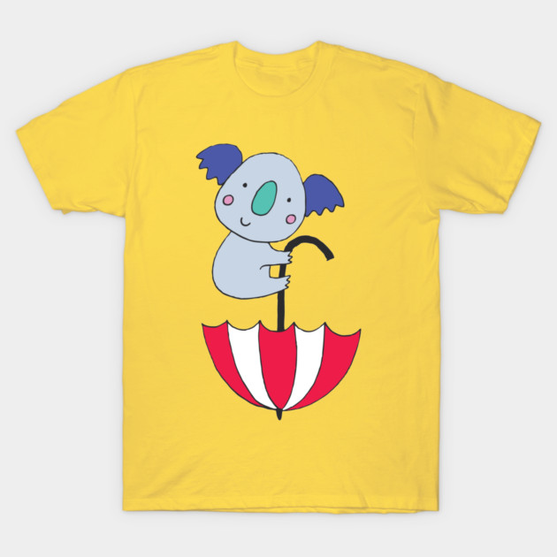 Cute Koala on an umbrella - by Cecca Designs - Cute Koala - T-Shirt ...