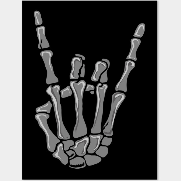rock skeleton hand