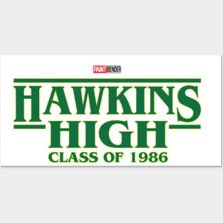 Stranger Things Hawkins High School Posters and Art Prints for Sale ...