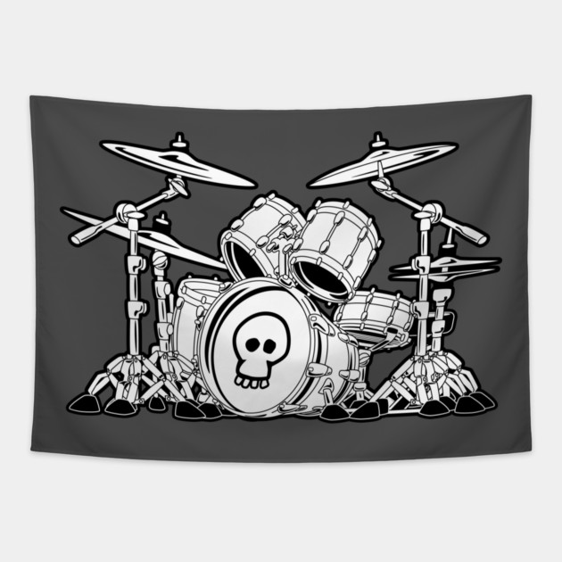 cartoon drum set