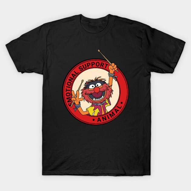 Muppets Emotional Support Animal - Muppets Animal - T-Shirt | TeePublic