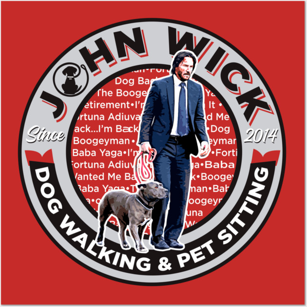 dog walking posters
