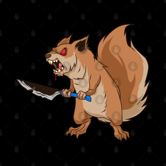 evil squirrel cartoon