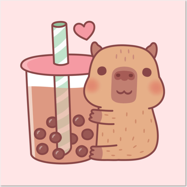 cute capybara drawing