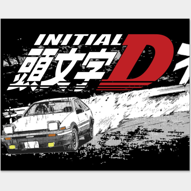 initial d wall art
