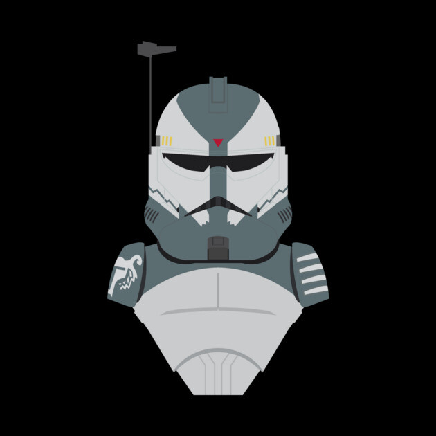 Commander Wolffe phase 2 sticker - Star Wars - Pin | TeePublic