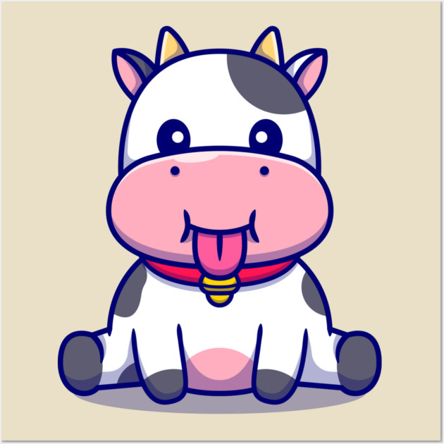 baby cow cartoon drawing