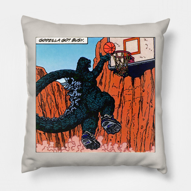 godzilla cushion