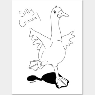 silly goose coloring pages