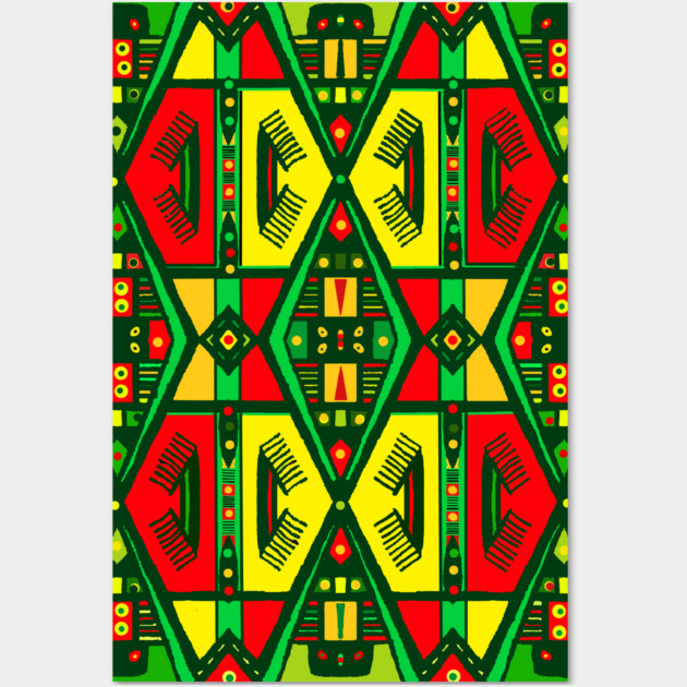 african patterns colours