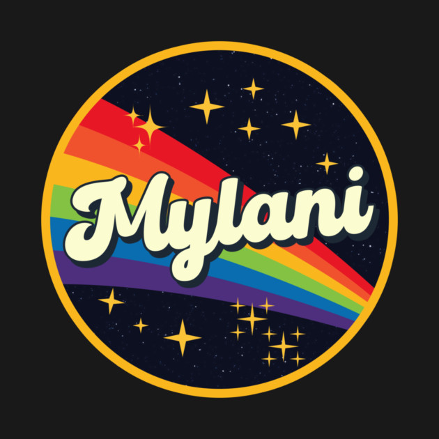 Mylani // Rainbow In Space Vintage Style - Mylani - T-Shirt | TeePublic