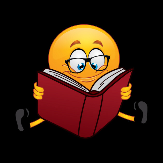 smiley reading
