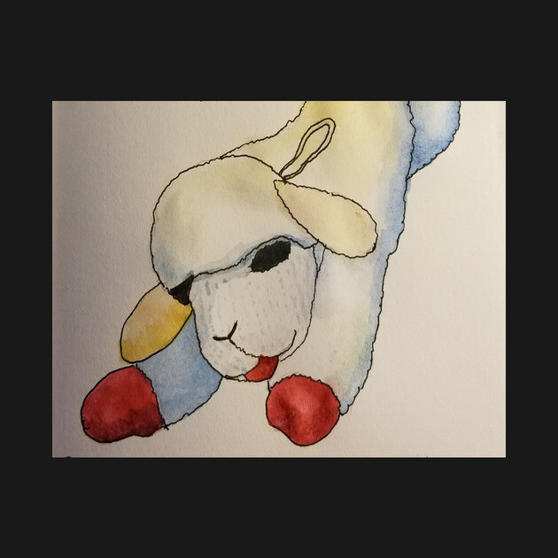 lambchop puppet drawing