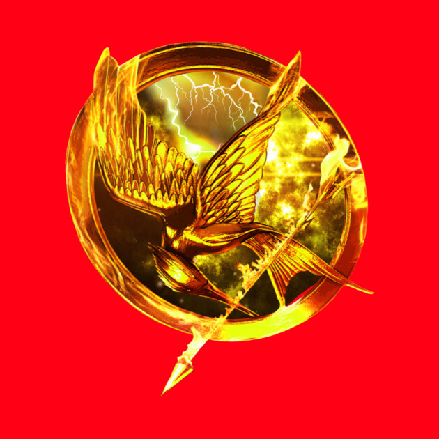 mockingjay pin catching fire