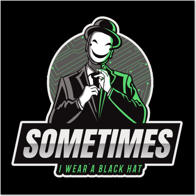 black hat hacking logo