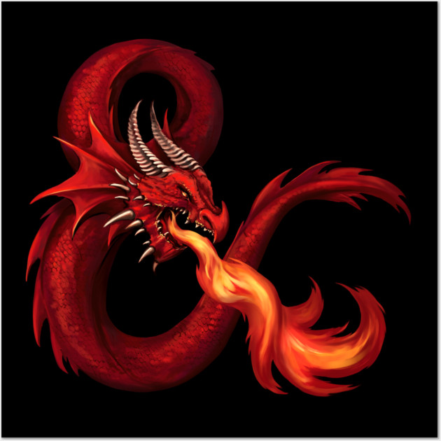 DnD Red Dragon - Dnd Dragon - Posters and Art Prints | TeePublic