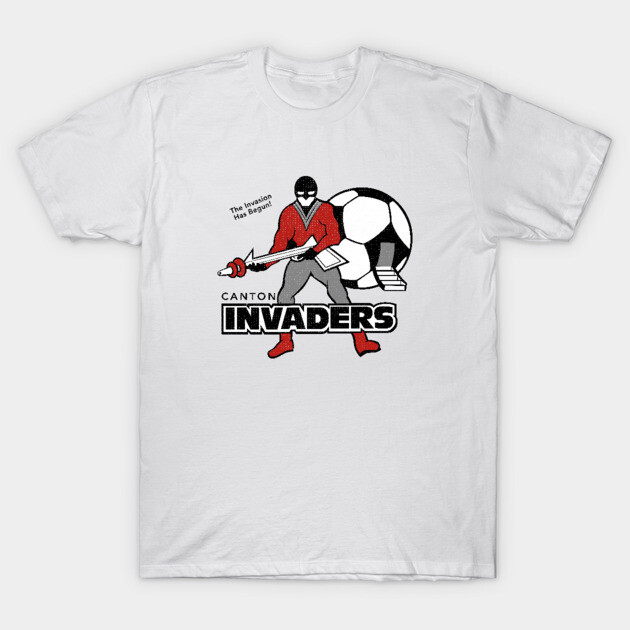 Defunct Canton Invaders Soccer 1991 - Ohio - T-Shirt | TeePublic