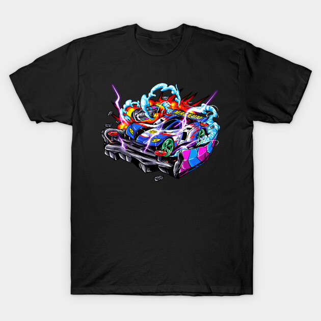 Magnum Saber 90s Anime - Tamiya - T-Shirt | TeePublic