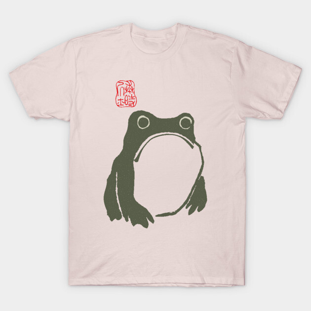 sad frog print