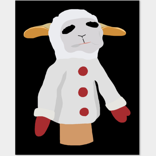 lambchop puppet drawing