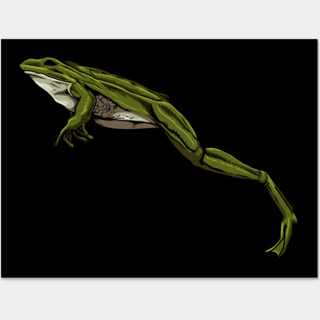 frogs jumping drawing