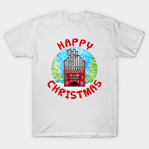 Christmas Organ Church Organist Musician Xmas - Christmas Organist - T ...