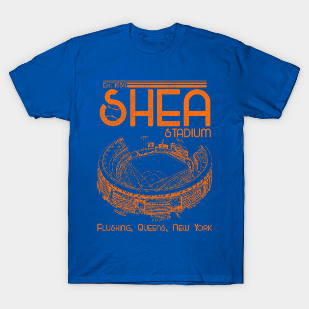 Defunct Shea Stadium New York Baseball - Baseball - T-Shirt | TeePublic