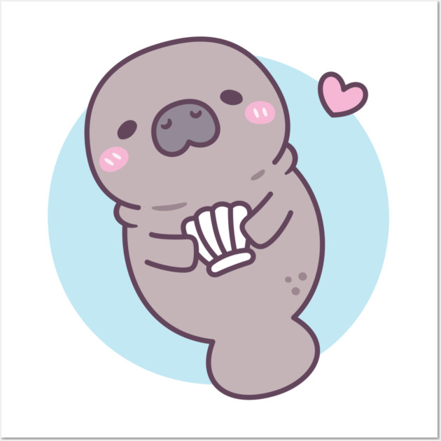baby manatee cartoon