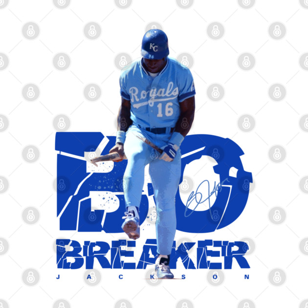 Bo Breaker Jackson - Bo Breaker Jackson Kansas City Royals - T-Shirt ...