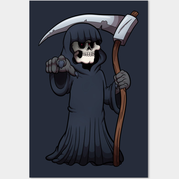 grim reaper pointing