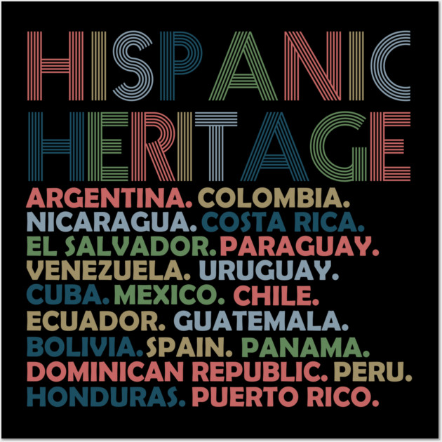 all hispanic countries names