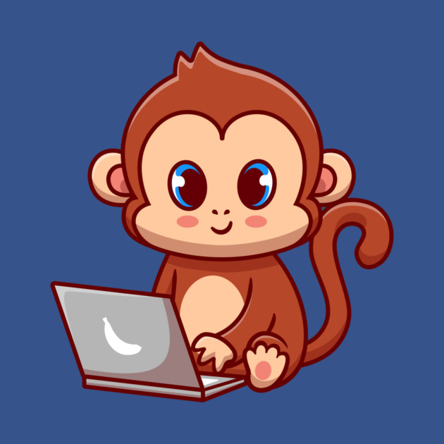 monkey laptop