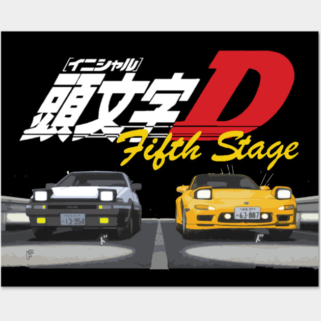Initial D FD RX7 fifth stage Drifting - Keisuke Takahashi's vs takumi 86 - Initial D - Posters ...