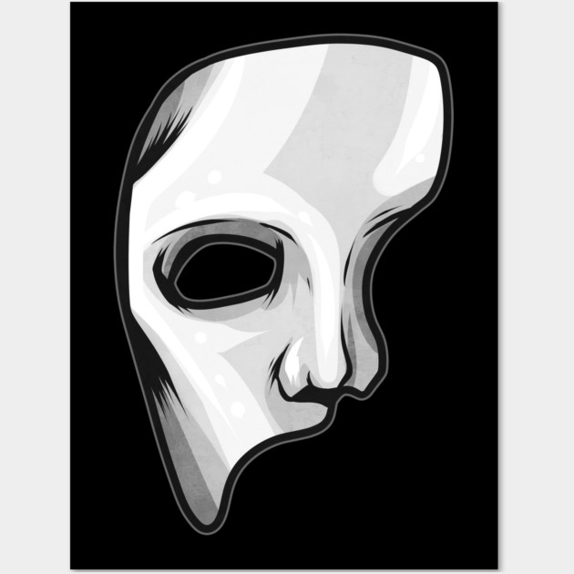 phantom of the opera mask coloring page